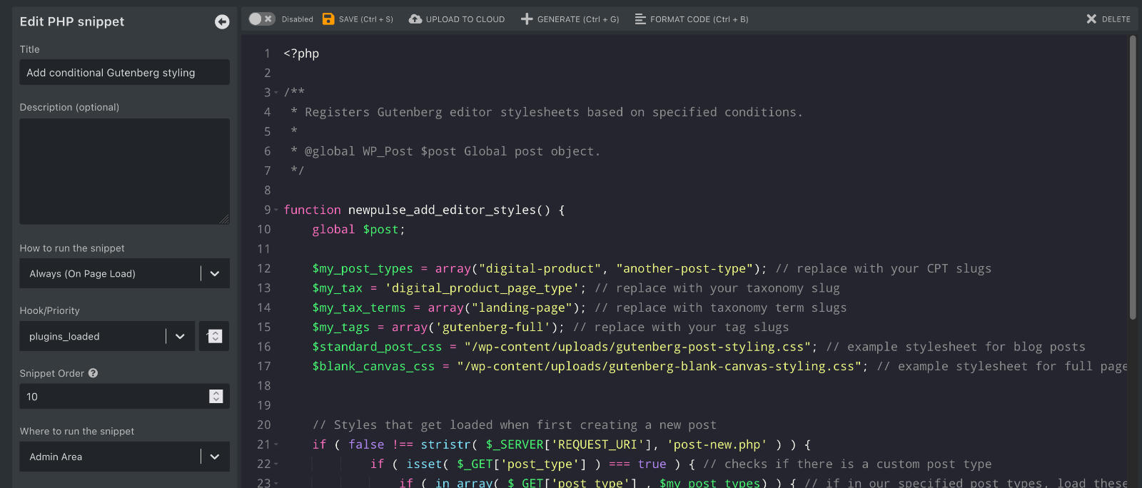 How to Add CSS to Gutenberg Editor Based on Conditions | NewPulse Labs